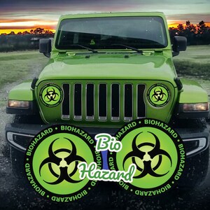 Zombies, Monsters & Hazard Series Headlight Decals - Etsy