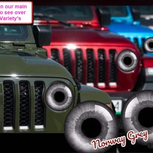 Round Eyes Series Headlight Decals - Etsy