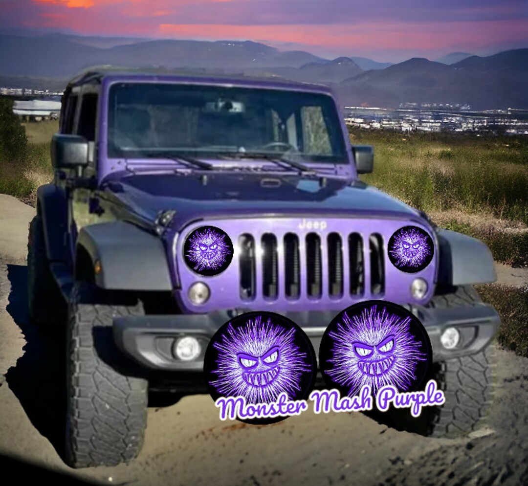 Zombies, Monsters & Hazard Series Headlight Decals - Etsy