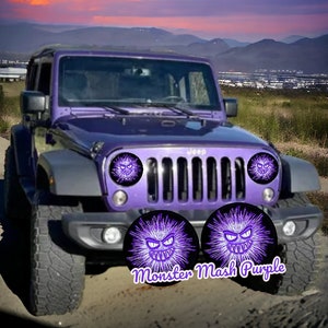 Zombies, Monsters & Hazard Series Headlight Decals - Etsy