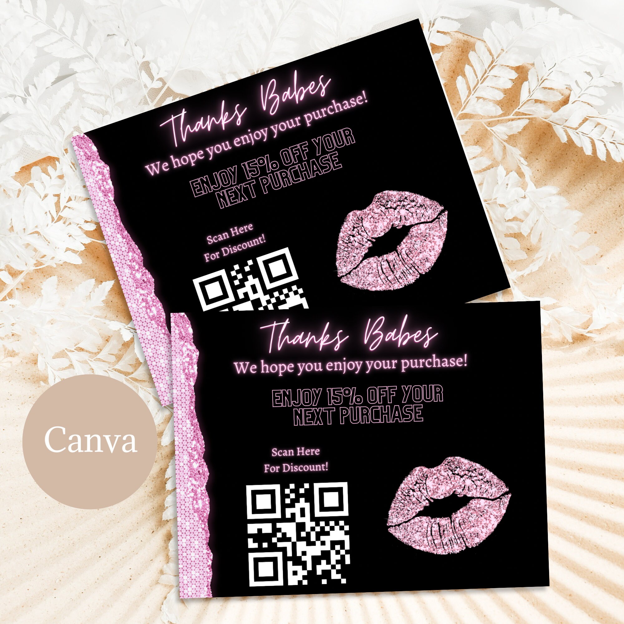 Lipstick Business Cards