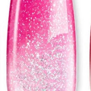 Silver and Pink Color Shifting Nails | Pink Press on Nails | Glitter ...