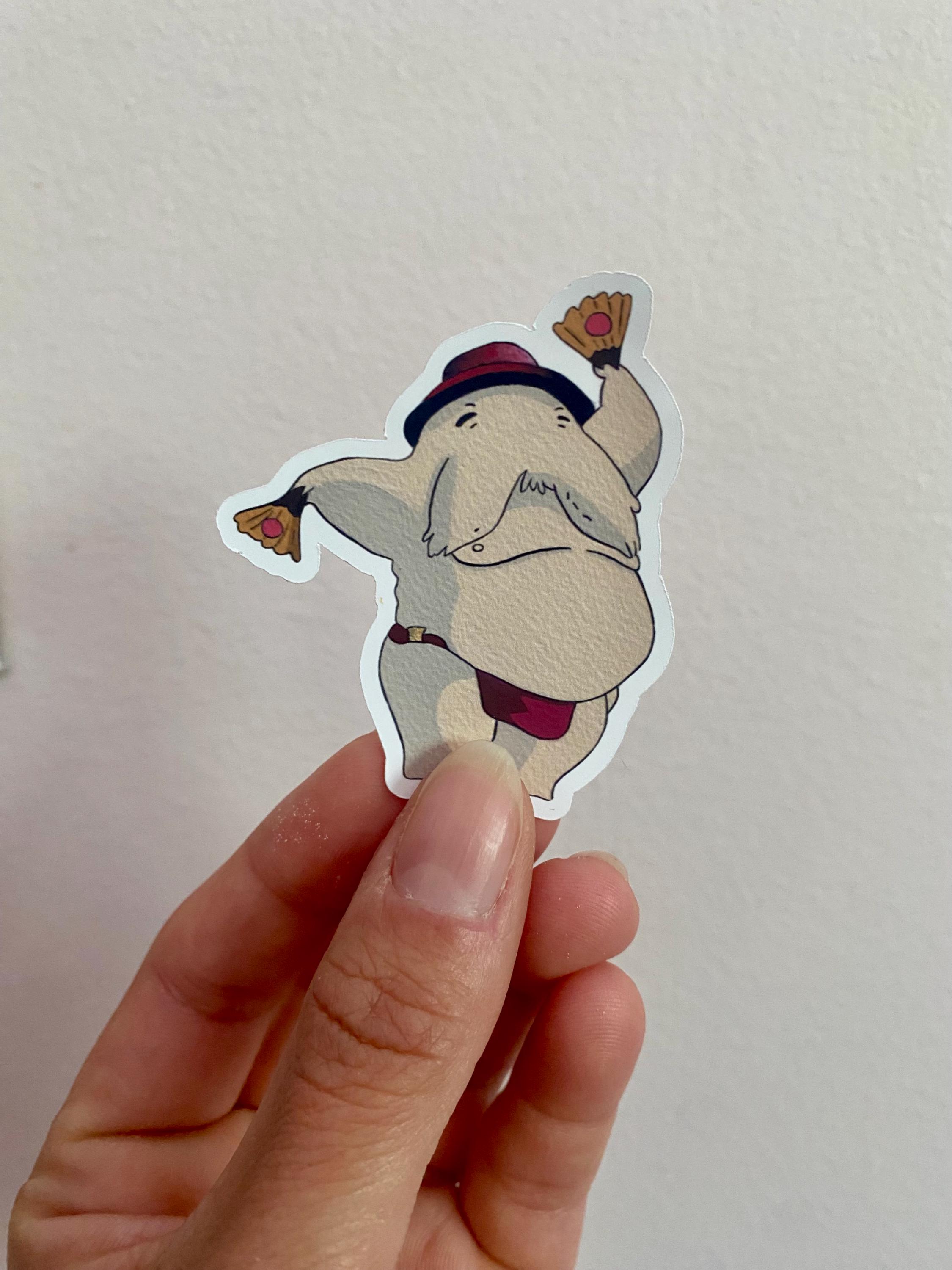 Radish Spirit Sticker – Cute Anime-inspired Vinyl, Kawaii Character Art ...