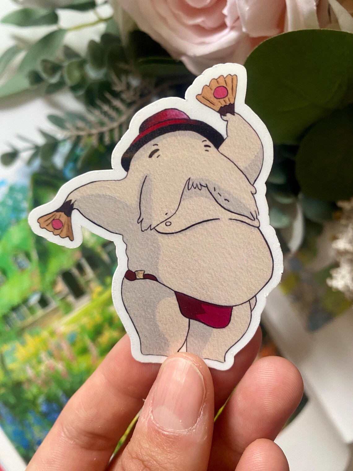 Radish Spirit Sticker – Cute Anime-inspired Vinyl, Kawaii Character Art ...