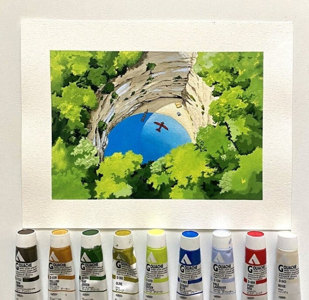 Anime Print - Hideout Wall Art (birthday Gift, Christmas Gift, Holiday ...