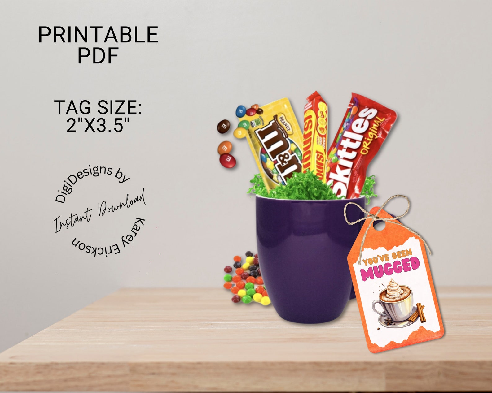 PRINTABLE PDF | You've Been Mugged | I've Been Mugged | Coffee Mug Game ...