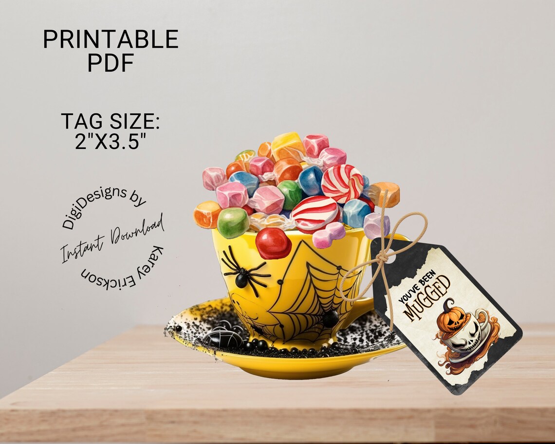 PRINTABLE PDF | You've Been Mugged | I've Been Mugged | Coffee Mug Game ...