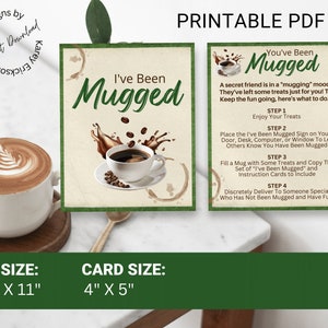 PRINTABLE PDF | You've Been Mugged | I've Been Mugged | Holiday Game ...