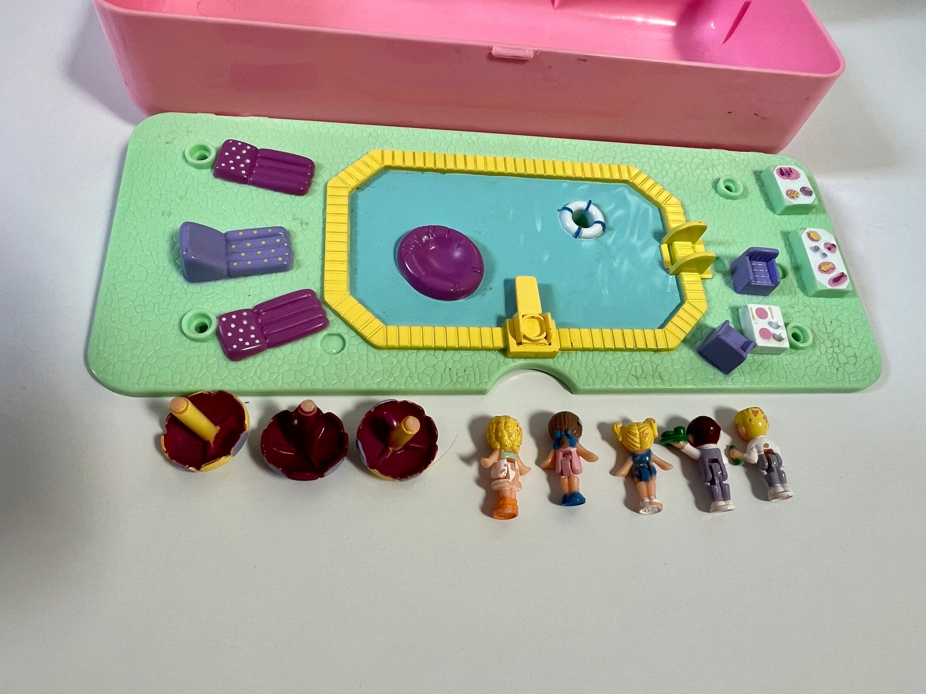 1989 Polly Pocket Pool Party Playset - Etsy