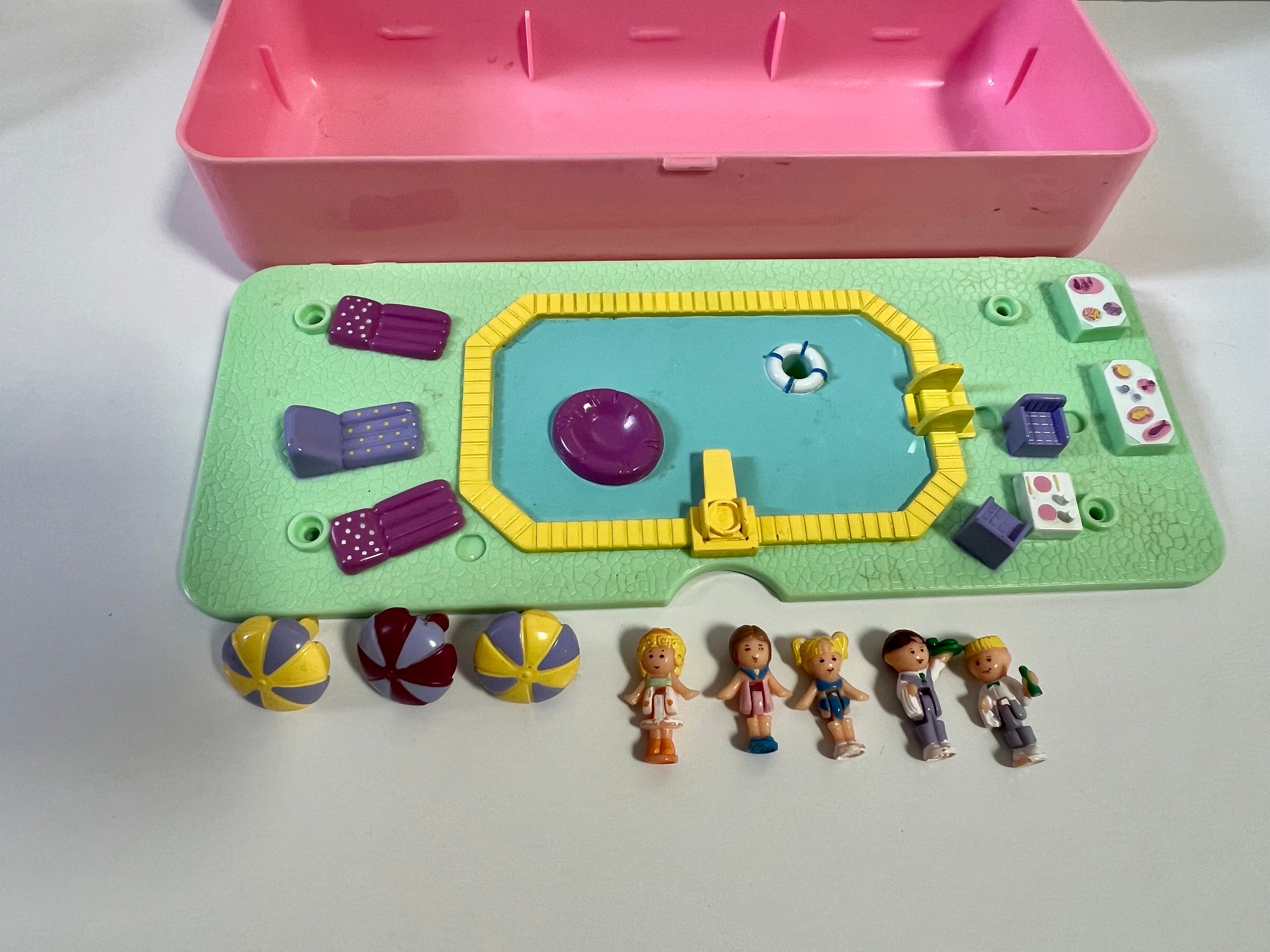 1989 Polly Pocket Pool Party Playset - Etsy