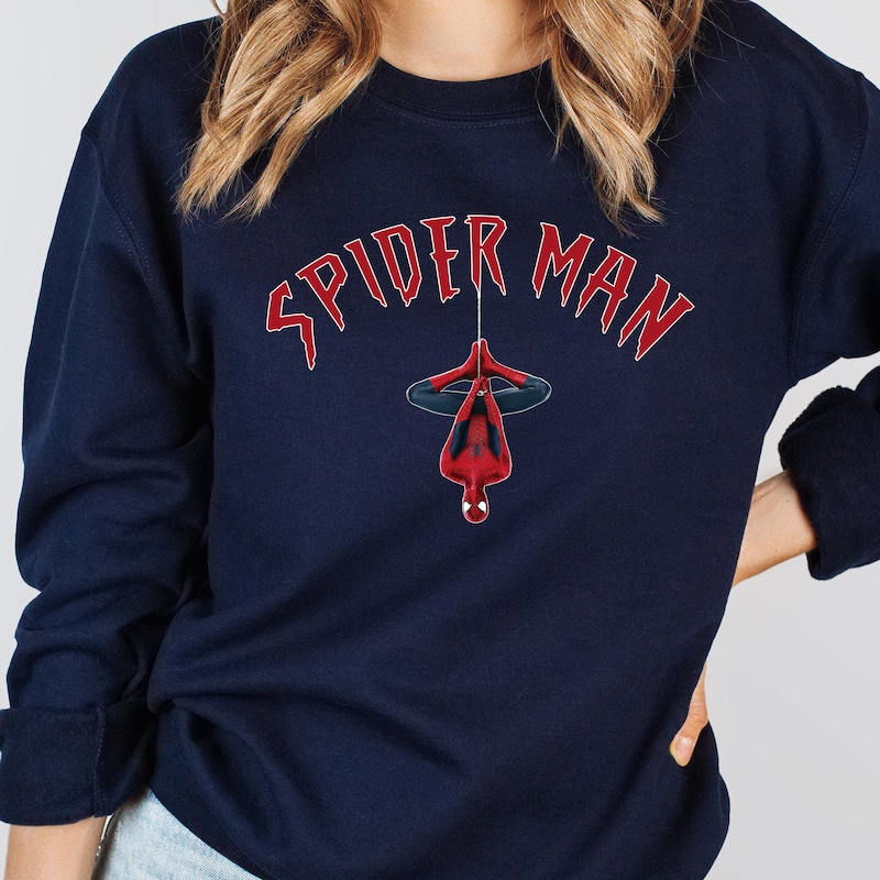 Spiderman Christmas Sweater - Etsy