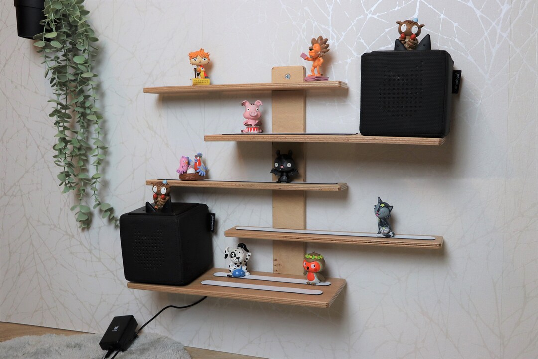 Shelf for 2 Tonieboxes Toniebox Shelf for 48-54 Tonies and Two Boxes ...