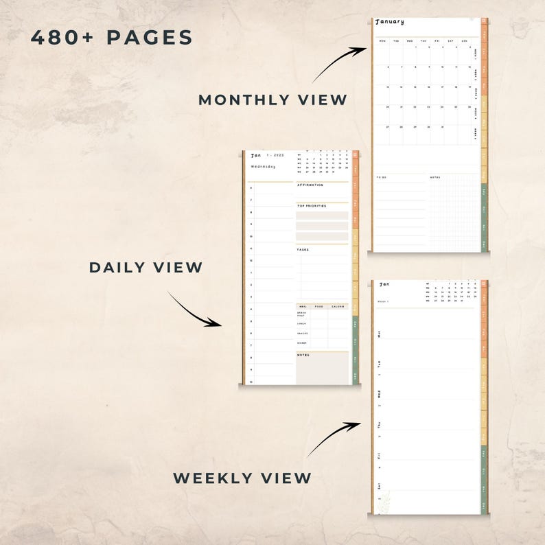 2025 Smartphone Digital Planner – Dated and Fully Hyperlinked. Digital ...