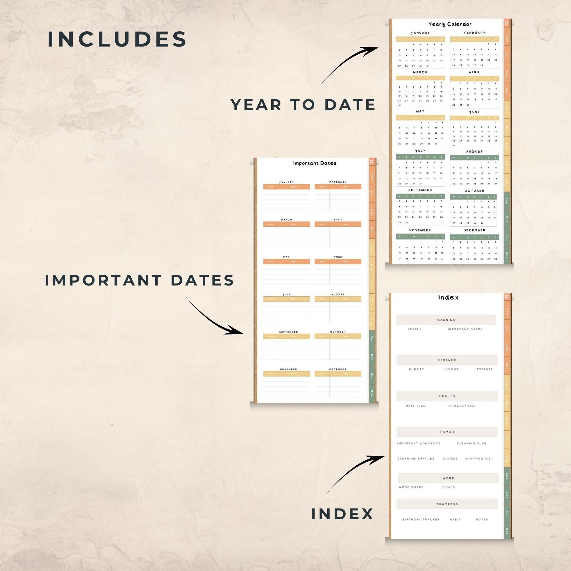 2025 Smartphone Digital Planner – Dated and Fully Hyperlinked. Digital ...