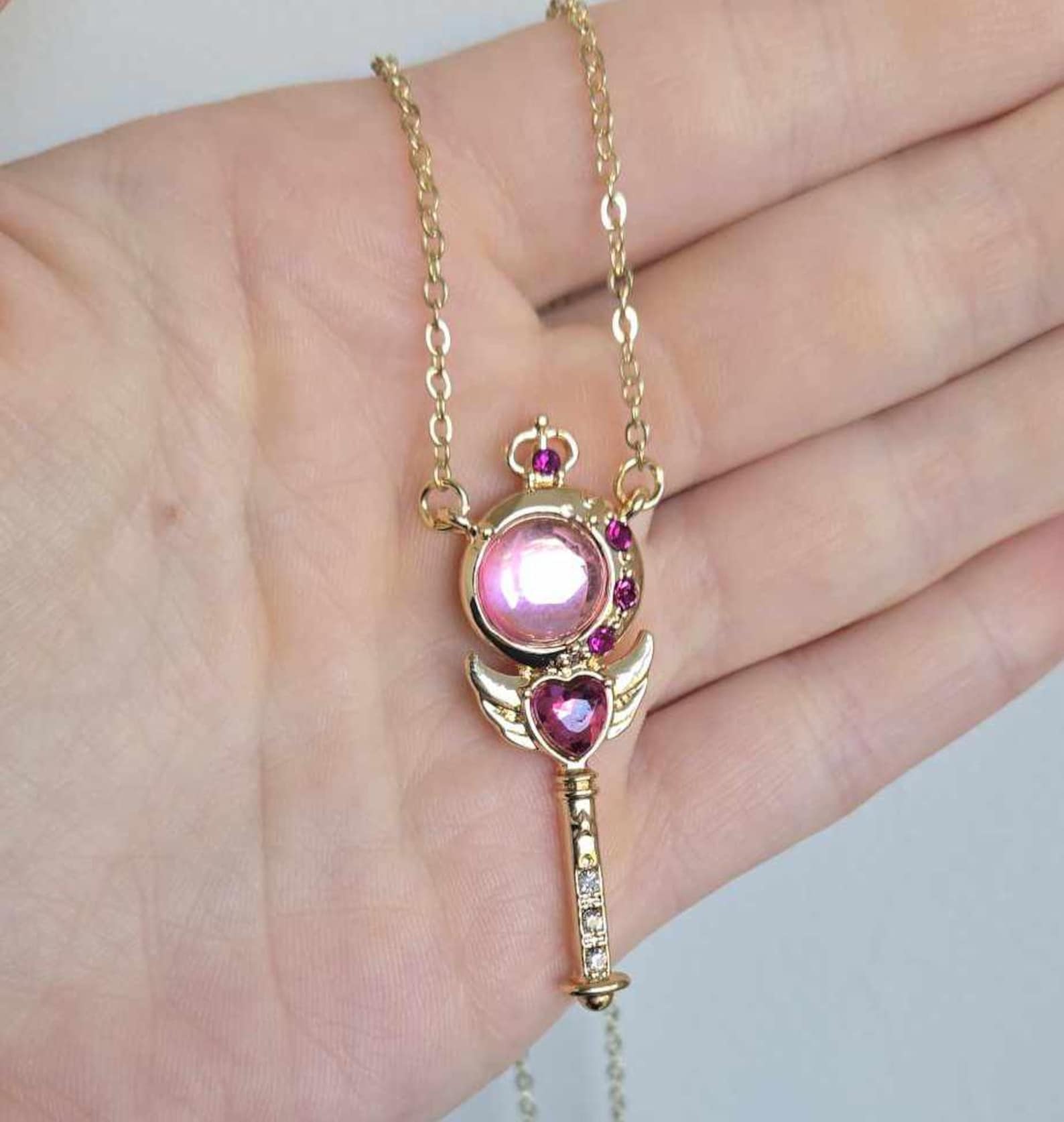 Beautiful Sailor Moon Magical Girl-inspired Necklaces Jewelry | Cute ...