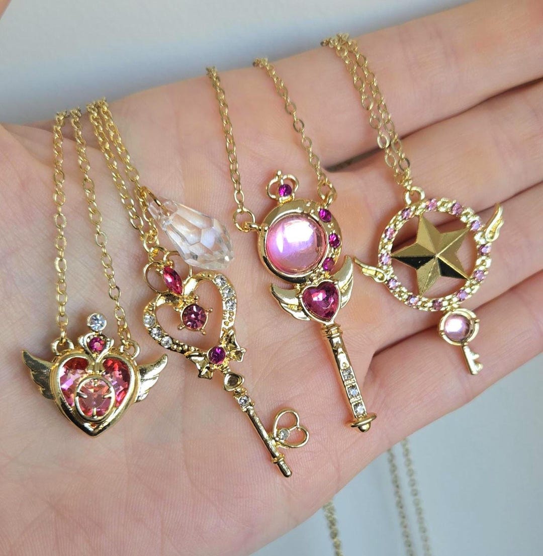 Beautiful Sailor Moon Magical Girl-inspired Necklaces Jewelry | Cute ...