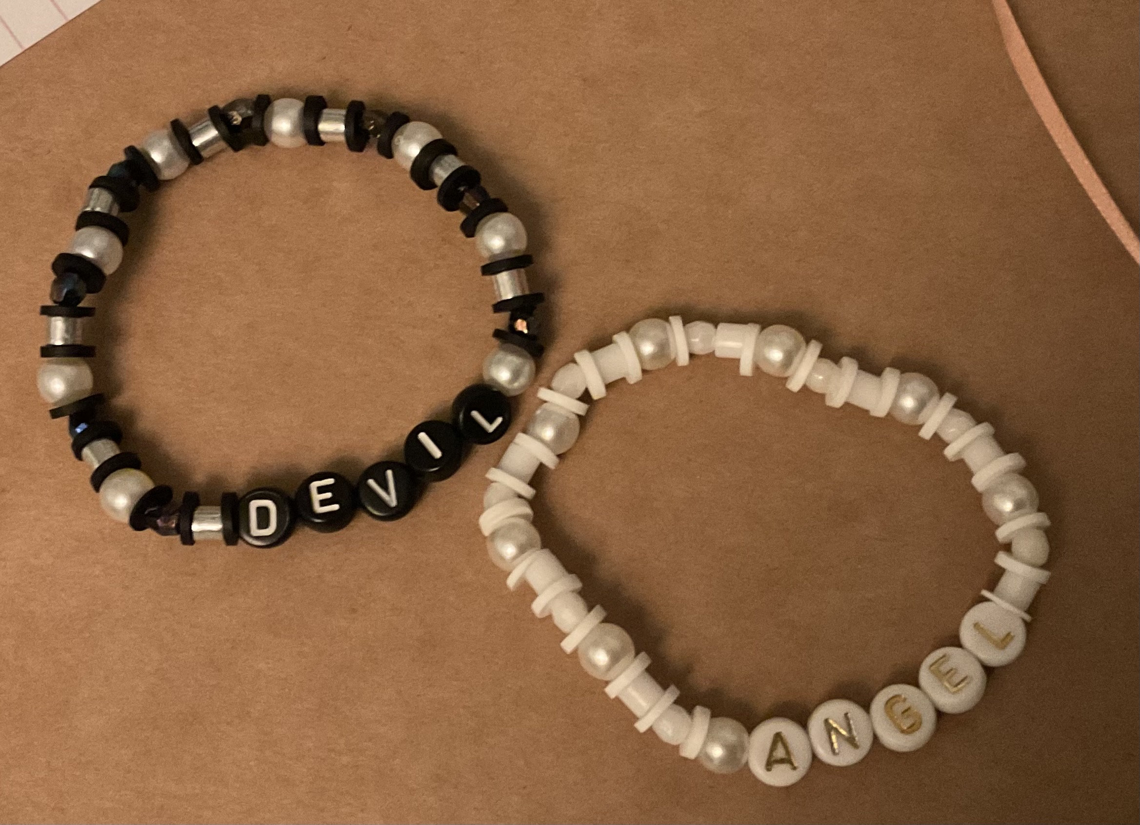 Cute Friendship Bracelets Devil and Angel - Etsy