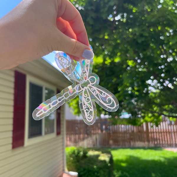Dragonfly Suncatcher - Etsy