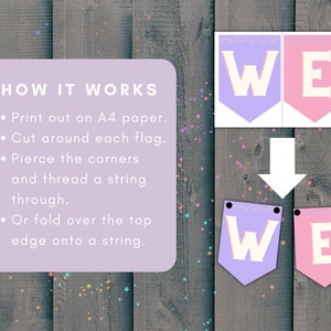 Printable Welcome Back Banner, Pastel Party Bunting, Easy Download - Etsy