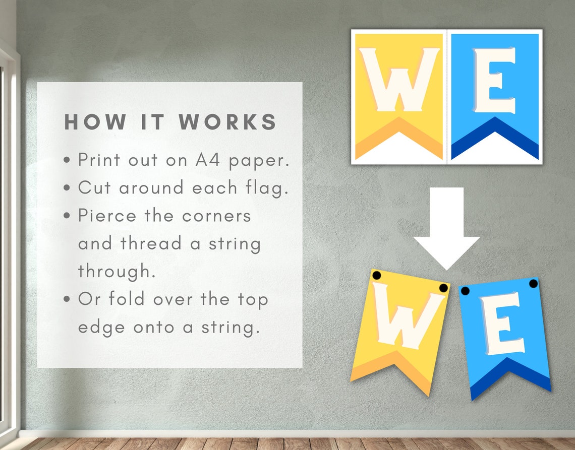 Printable Welcome Back Banner, Colorful Welcome Back Party Bunting - Etsy