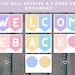 Printable Welcome Back Banner, Pastel Party Bunting, Easy Download - Etsy
