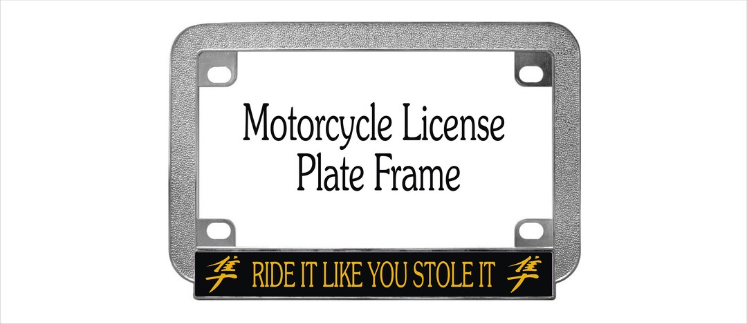 Suzuki Hayabusa Kanji Motorcycle License Plate Frame - Etsy