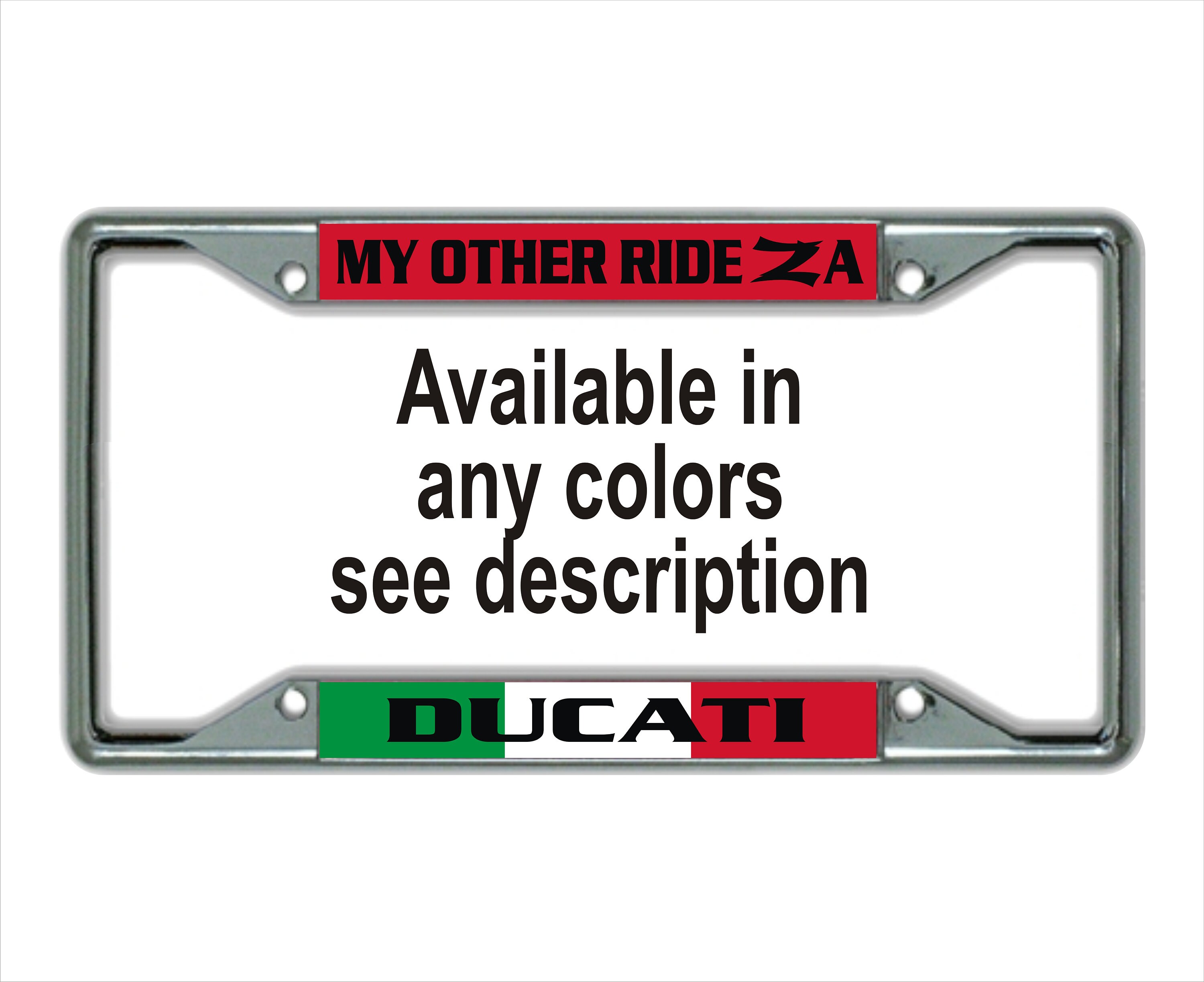 Ducati License Plate Frame - Etsy