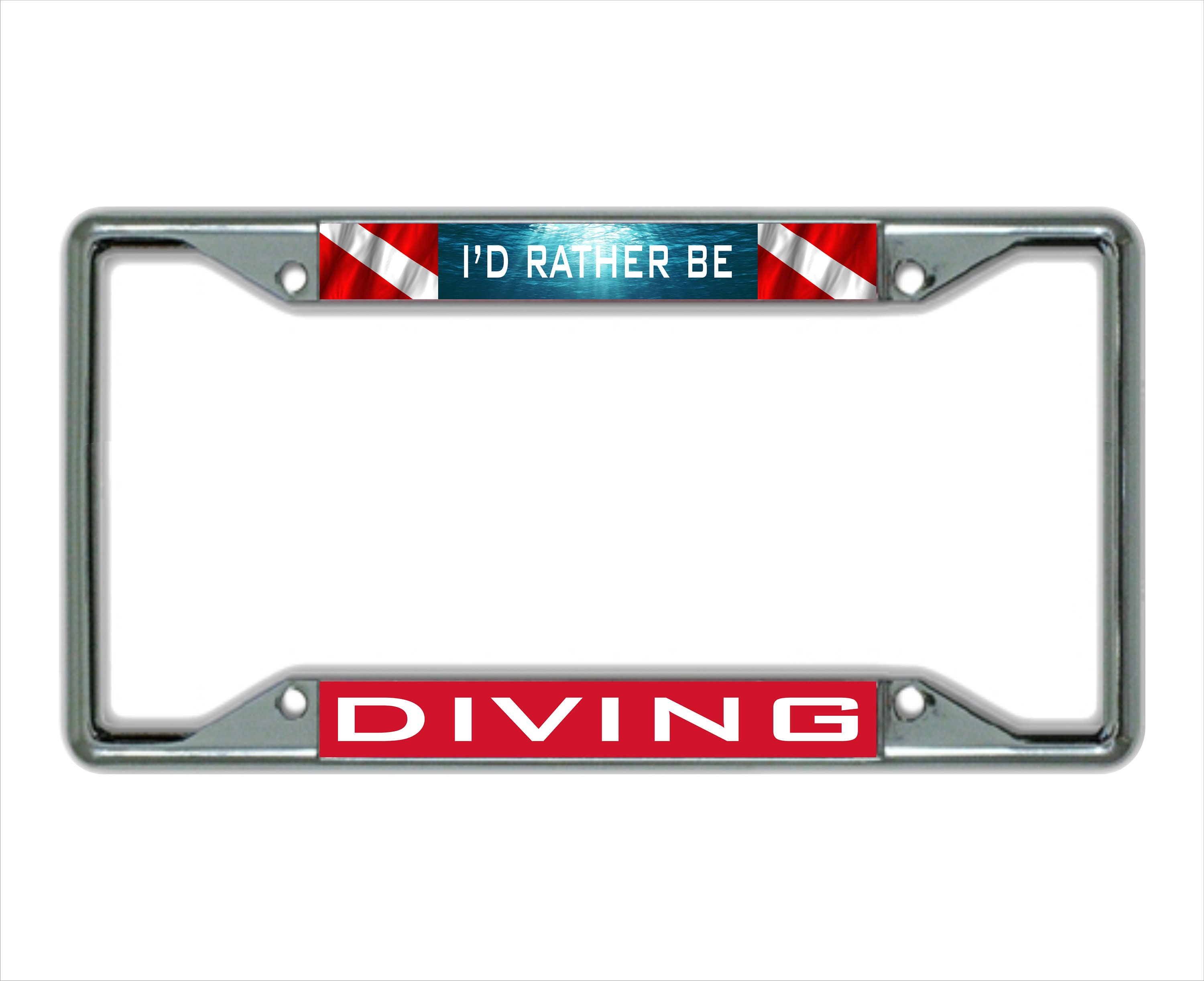 Scuba Diver License Plate Frame - Etsy