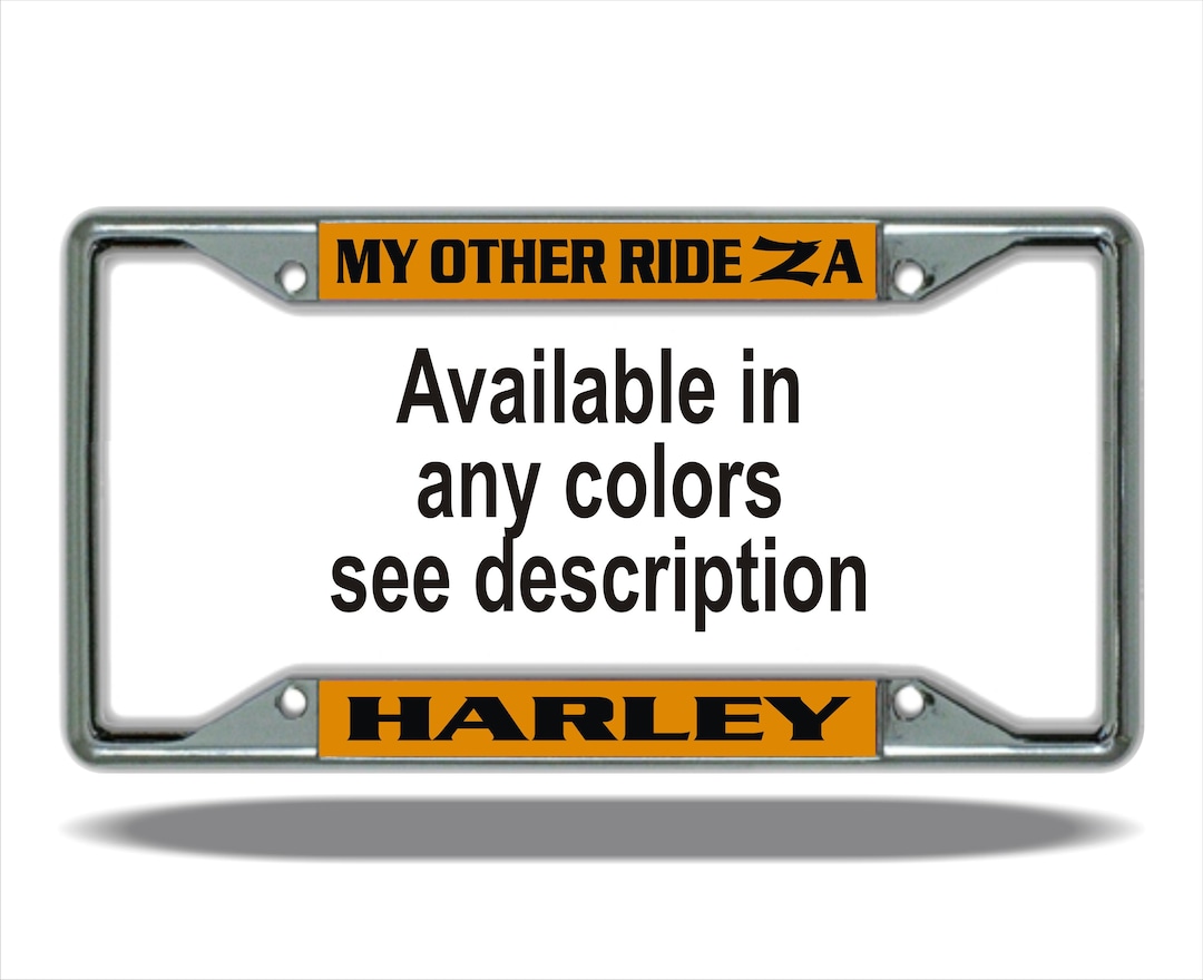Harley Davidson License Plate Frame - Etsy