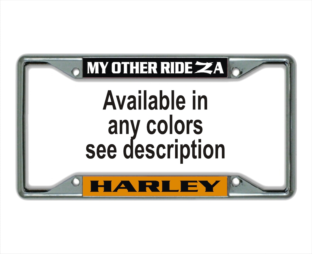 Harley Davidson License Plate Frame - Etsy