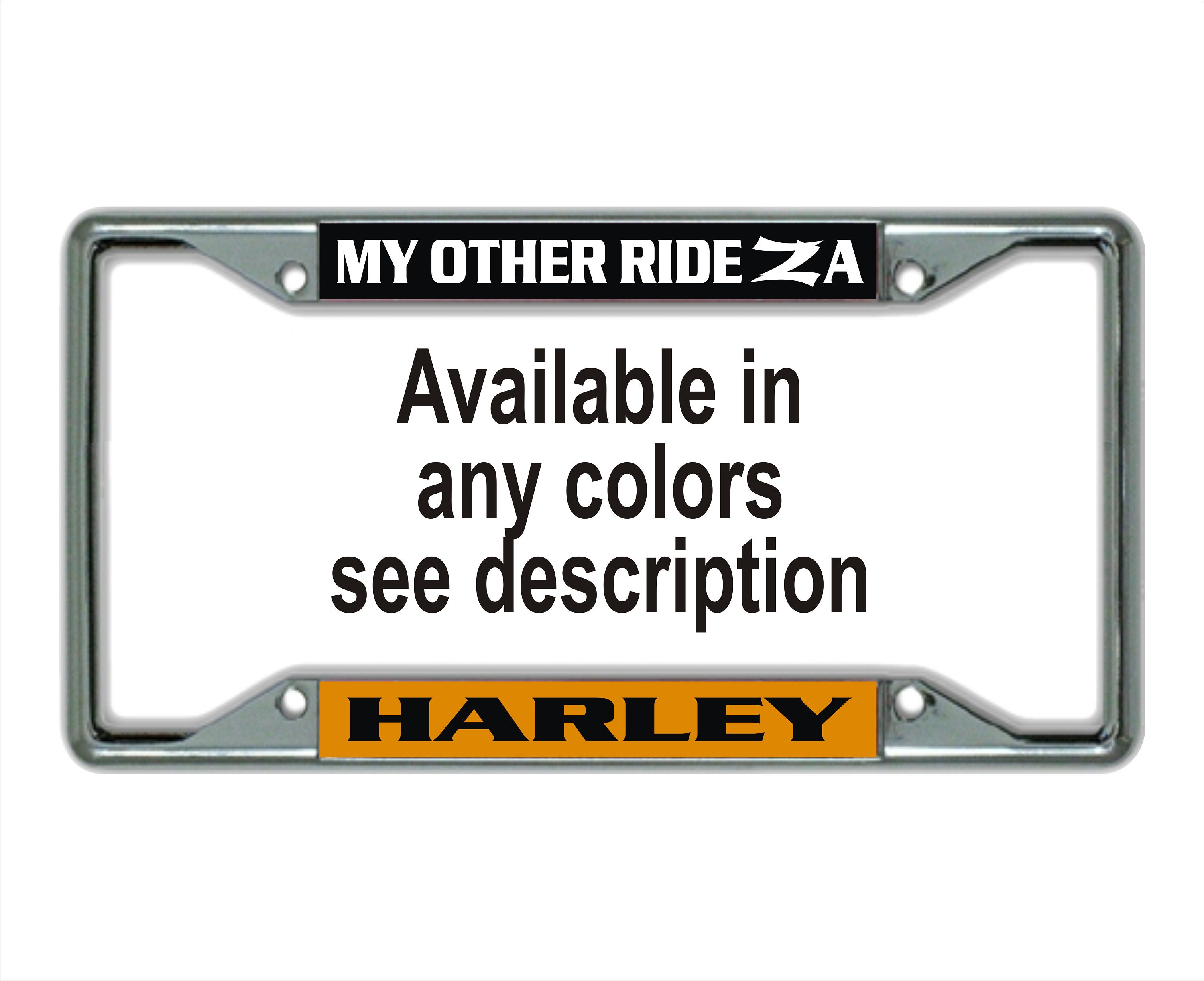 Harley Davidson License Plate Frame - Etsy