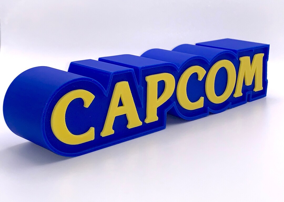 Capcom Video Game Logo 3D Sign for Shelf or Desk - Etsy
