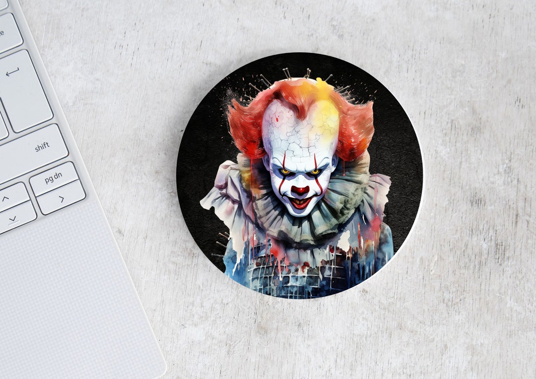 Pennywise Horror Film Drinks Coaster - Etsy