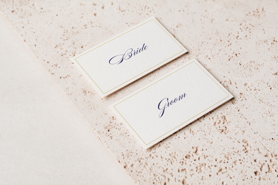 Formal Calligraphy Editable Name Cards, Digital Download Place Setting ...