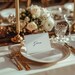 Formal Calligraphy Editable Name Cards, Digital Download Place Setting ...
