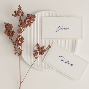 Formal Calligraphy Editable Name Cards, Digital Download Place Setting ...