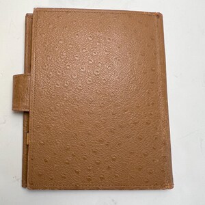 Vintage Leather Notebook Marked Ward's With Small Bound Paper Notebooks ...