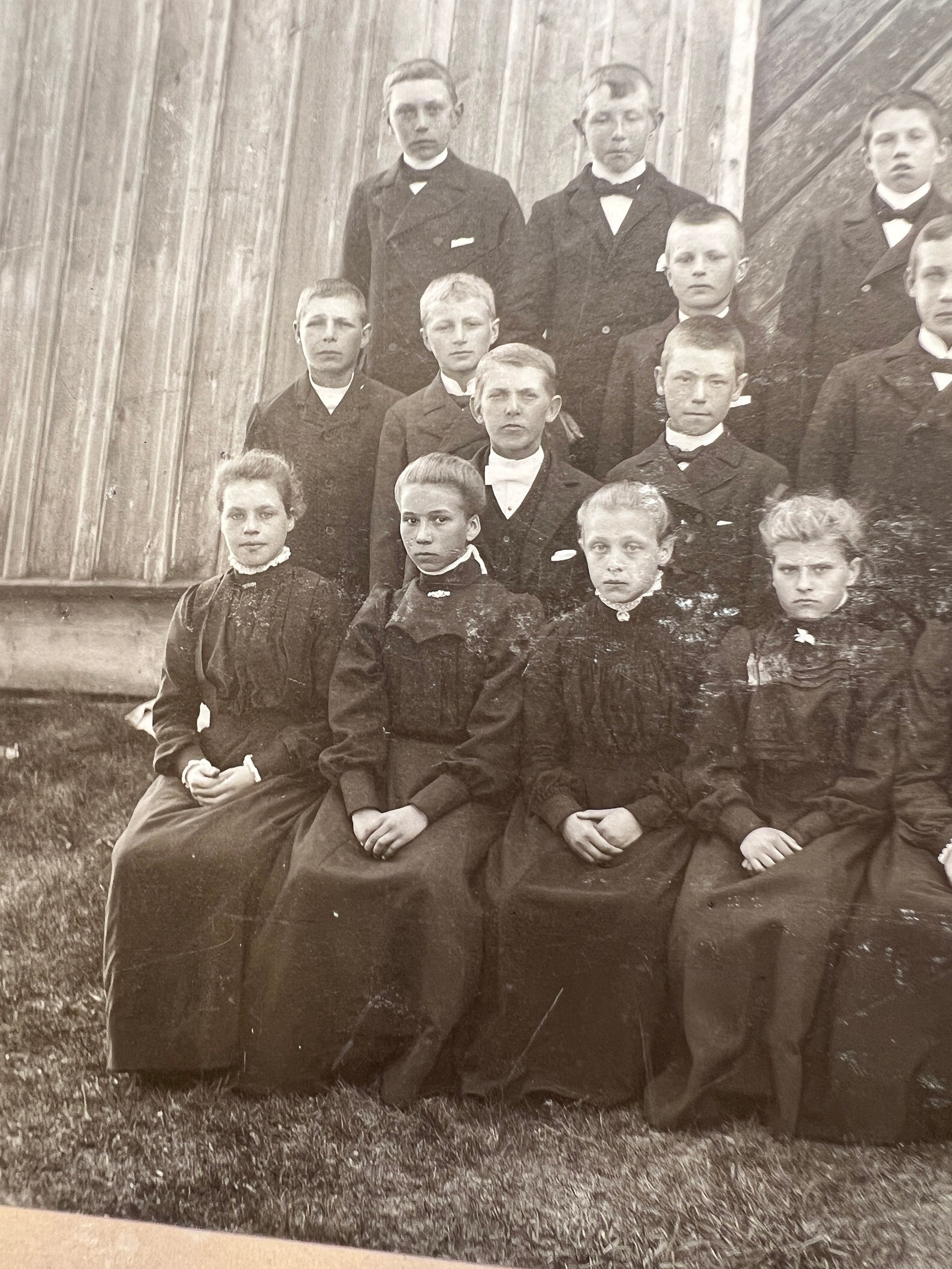 1906 Photo of School Children in Sweden Sepia Photo of Swedish Children ...
