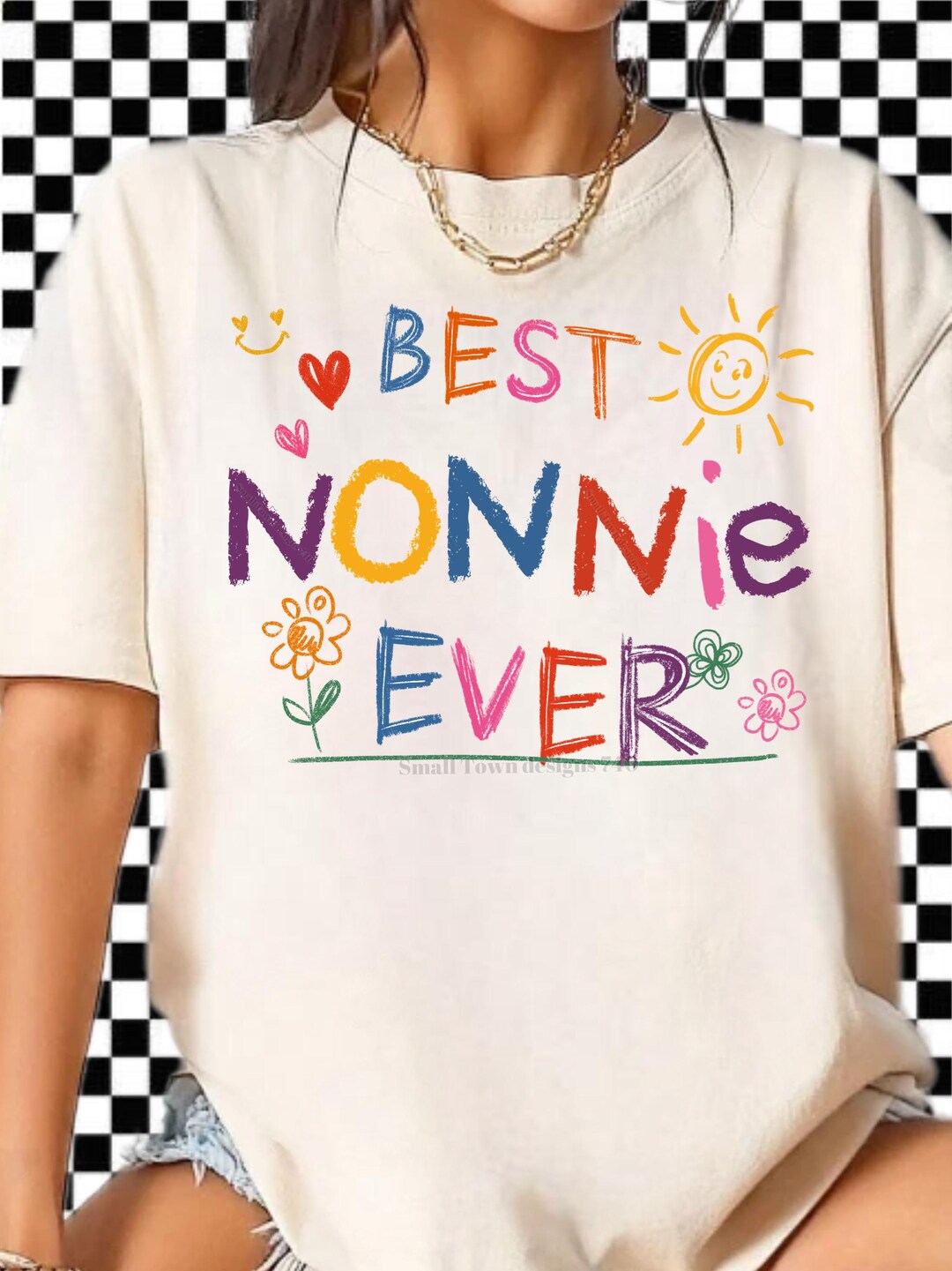 Best Nonnie Ever High Resolution PNG Digital Design for Sublimation ...