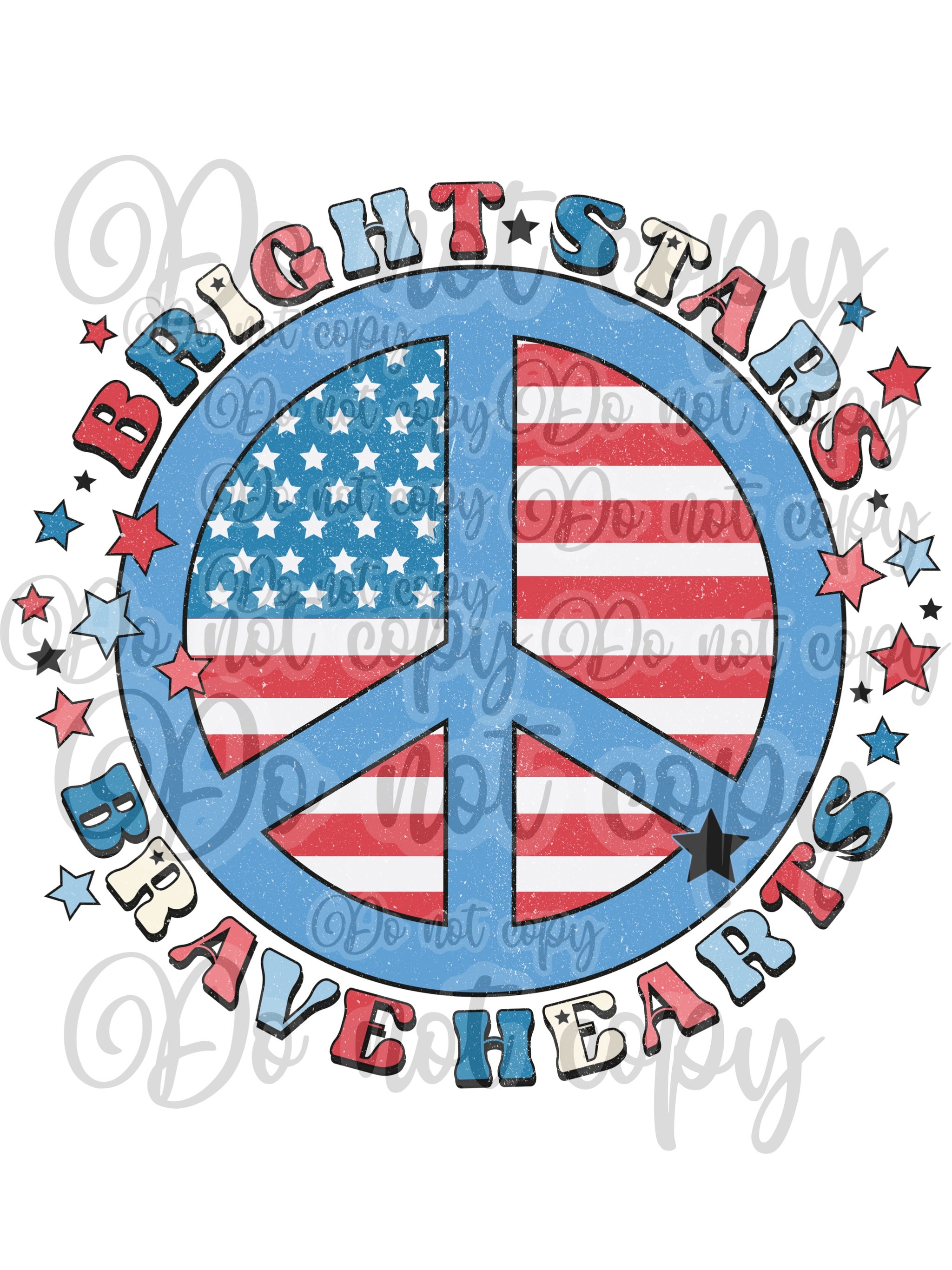 Stars Hearts And Peace Signs