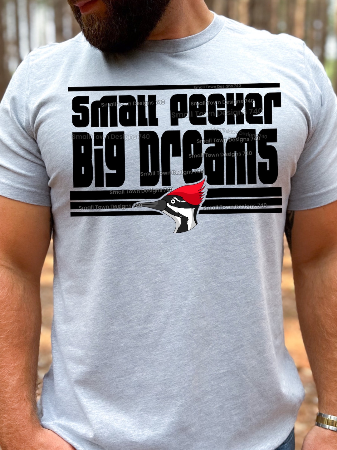 Small Pecker Big Dreams High Resolution PNG Digital Design ...