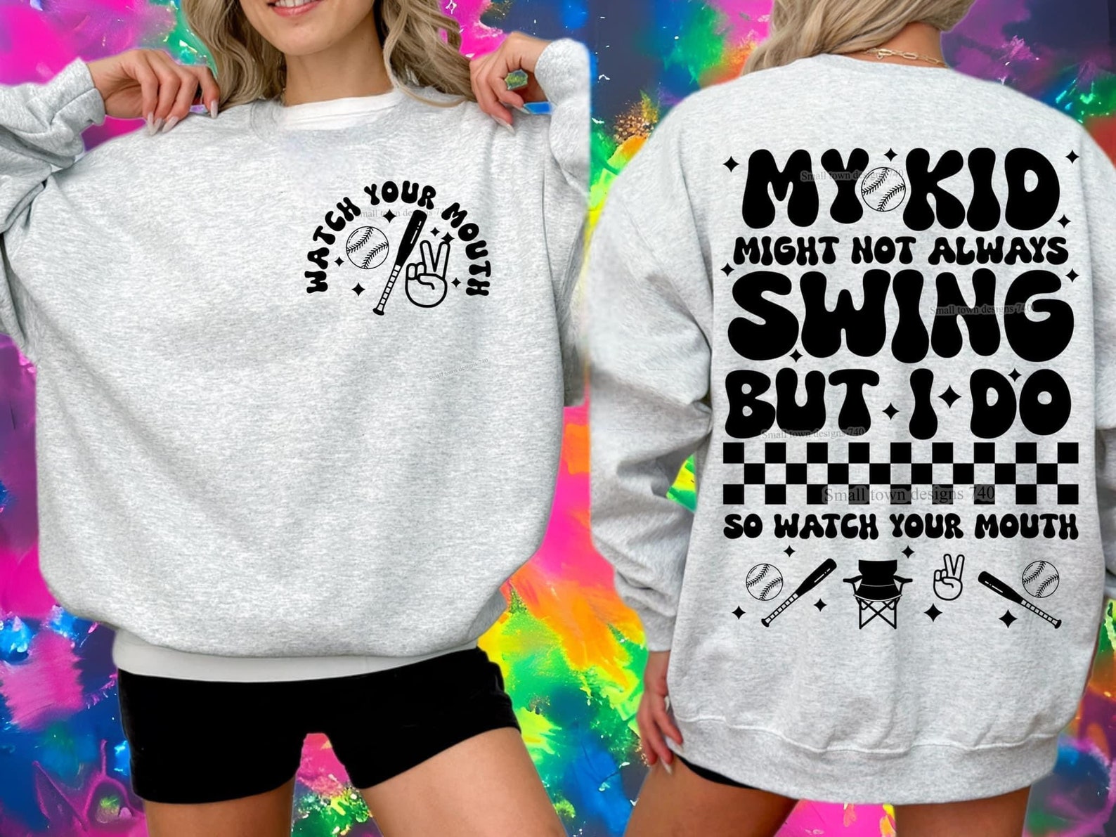 Baseball - Softball - My Kid May Not Swing - High Res PNG Digital File ...