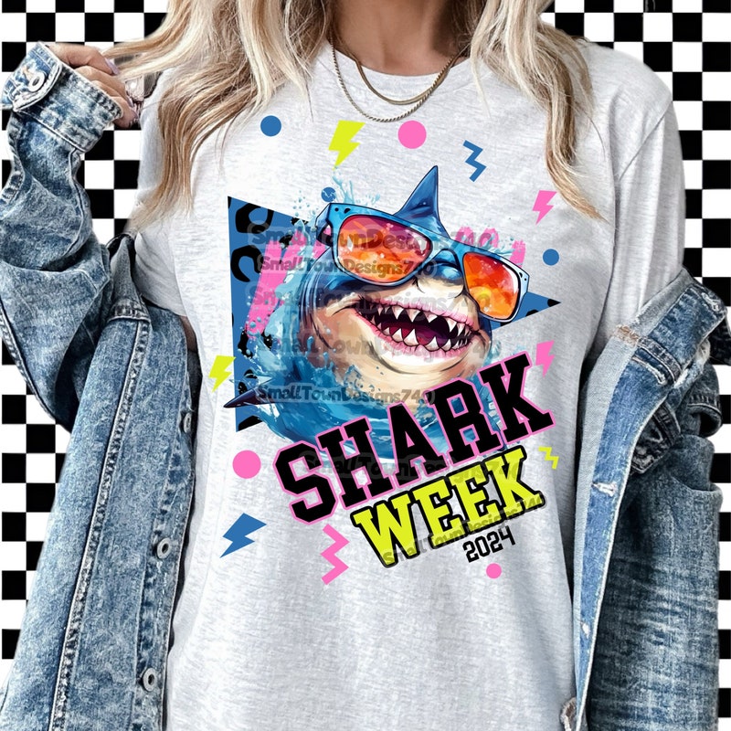 Shark Week Clipart - Etsy