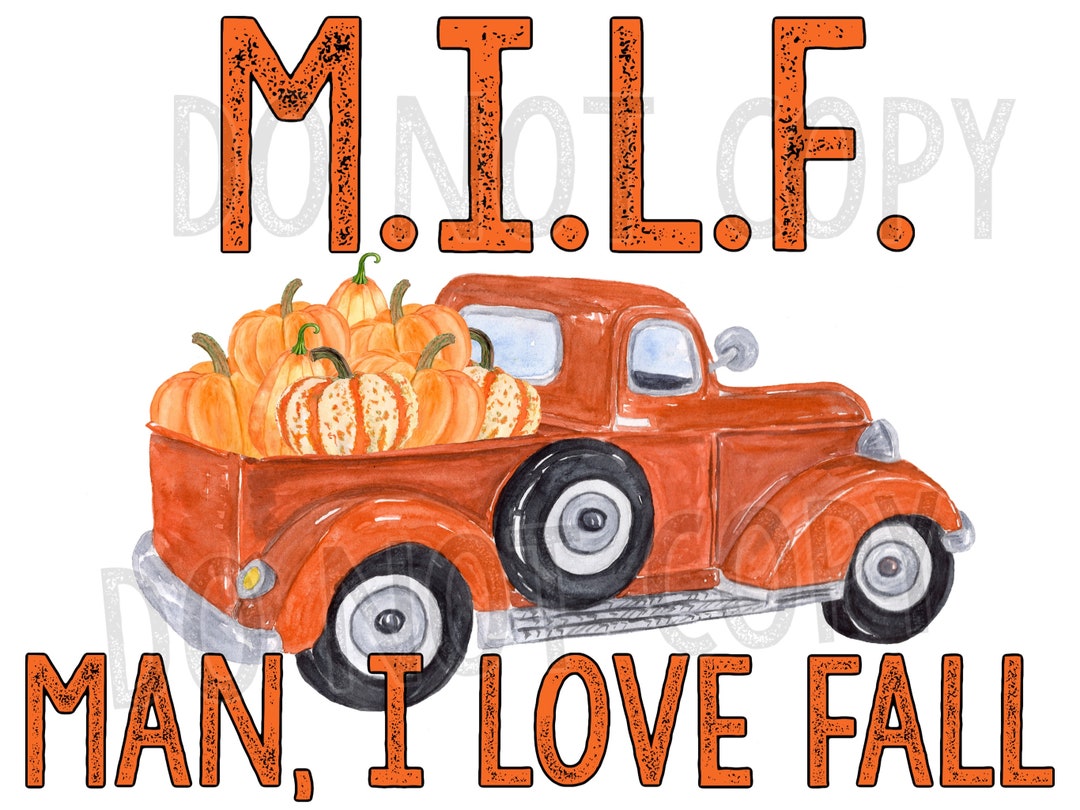 Man I Love Fall High Resolution PNG File With Transparent Background ...