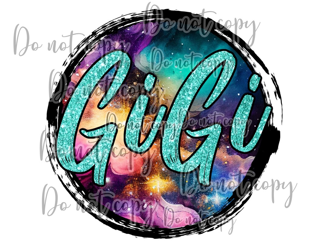 Gigi Galaxy Circle Grunge High Resolution Teal Glitter PNG Digital ...