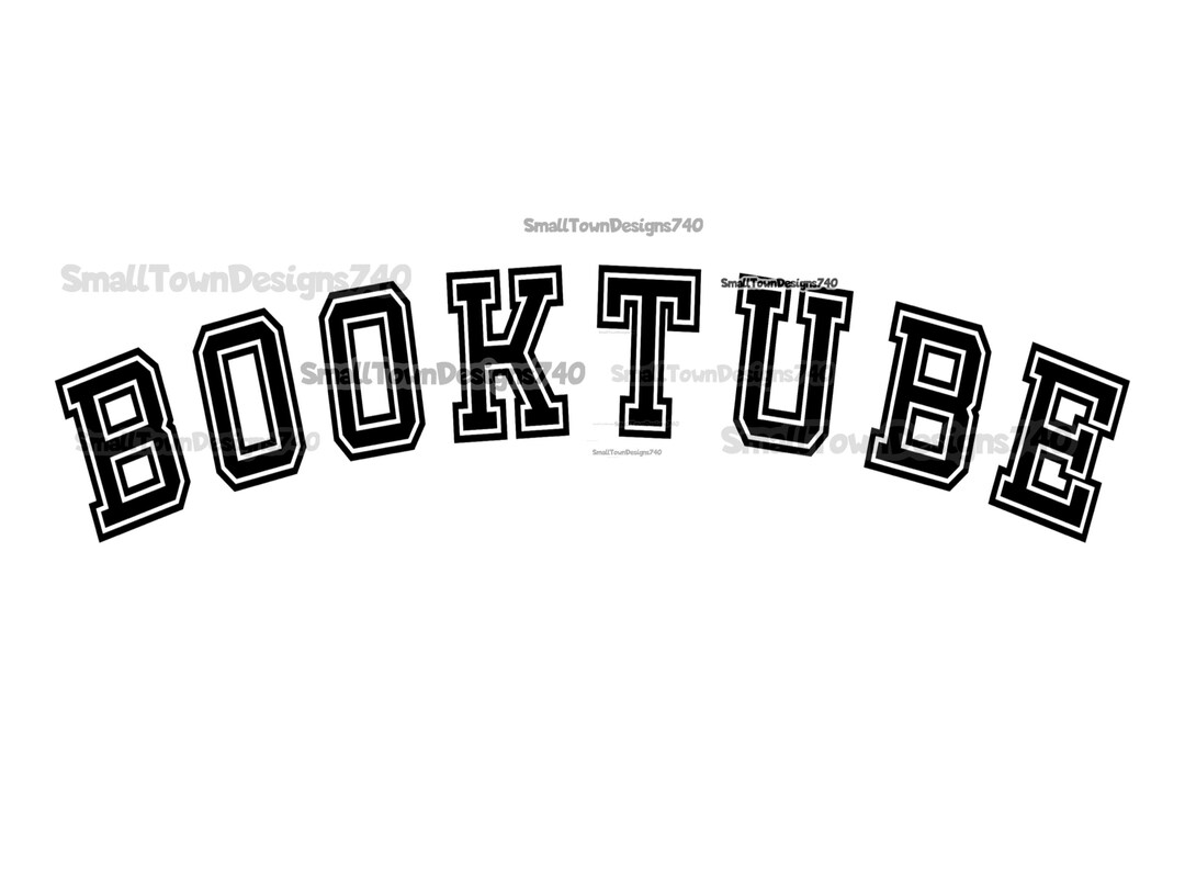 Booktube High Resolution PNG Digital Design - Works Great With DTF ...