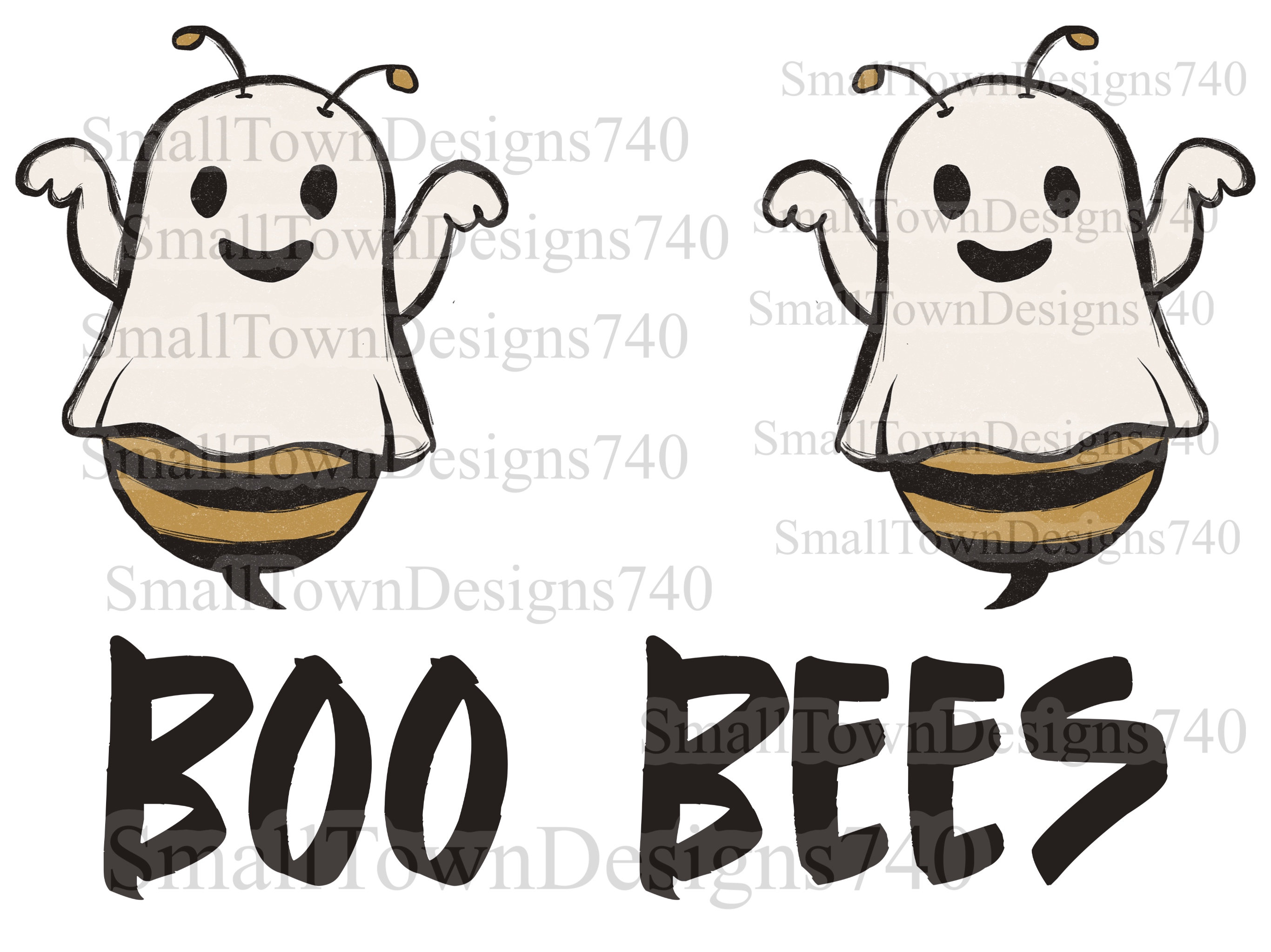 Boo Bees High Resolution PNG Digital Design Sublimation, DTF DTG - Etsy