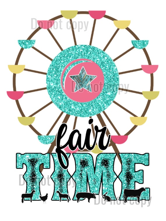 Fair Time High Resolution PNG Digital File Transparent - Etsy