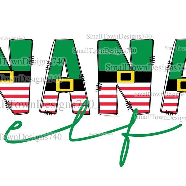 Nana Elf Png - Etsy