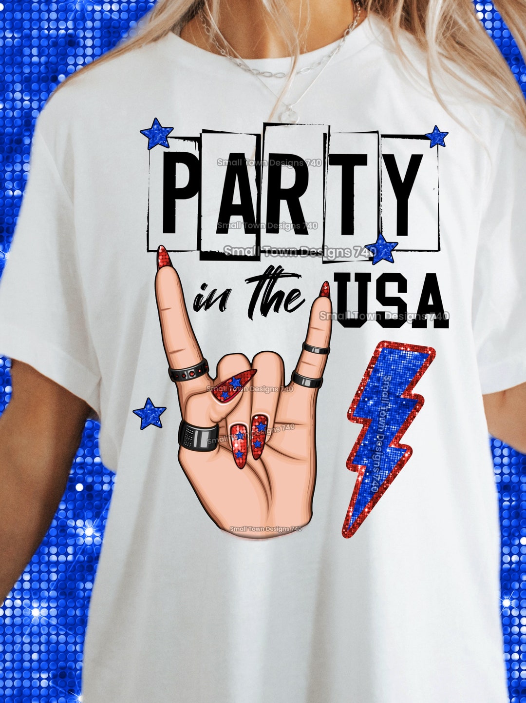 Party in the USA - High Resolution PNG Digital Design Transparent ...